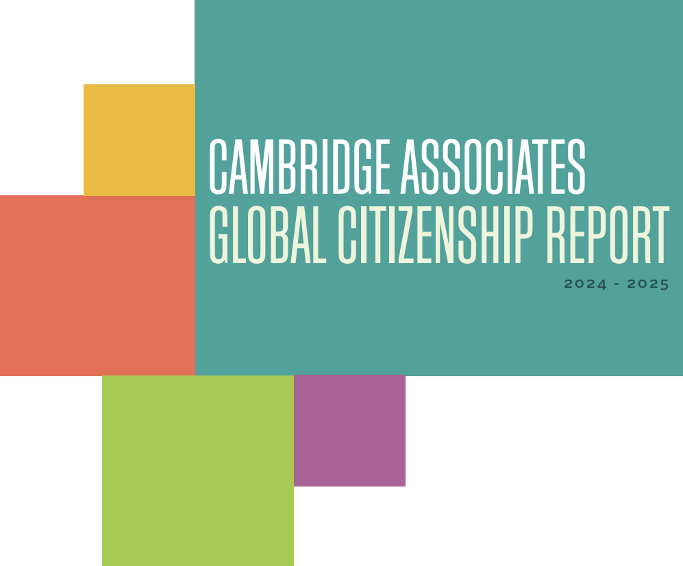 Global Citizenship Report 2024-25 - Cambridge Associates
